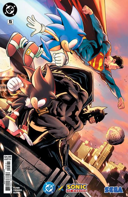 DC X Sonic The Hedgehog #5 (Of 5) - Lucas Meyer Cardstock Variant ...